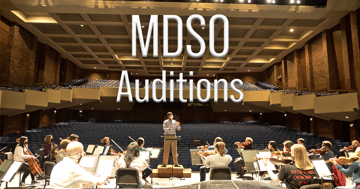 MDSO Auditions - Symphony Orchestra Guild of Decatur
