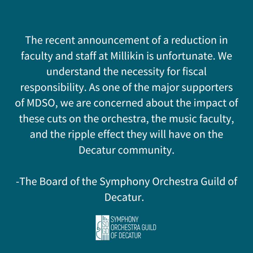 SOGD Announcement - Symphony Orchestra Guild of Decatur