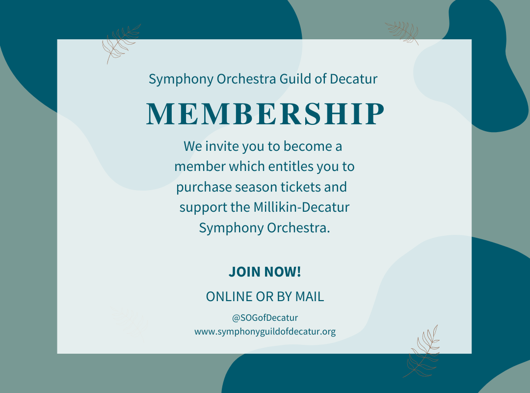 SOGD 2023-2024 Membership Drive - Symphony Orchestra Guild of Decatur